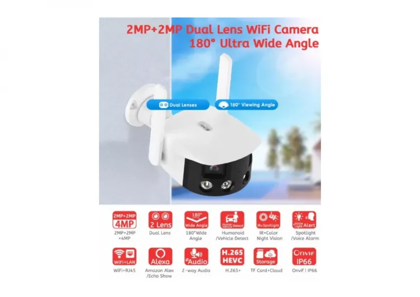 IP kamere | CAM-IP4MP-N4D2J GMB kamera 4 mpix microSD iCSee xmeye pro ...