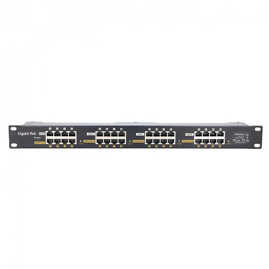 Switch | Extralink 16 Port 10/100/1000 PoE injector, 19'', rack mount ...